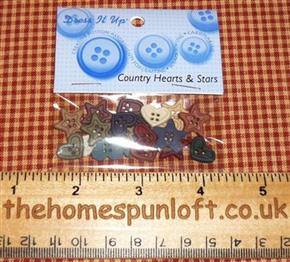 Country and Primitive | Buttons | The Homespun Loft - a seasonal ...